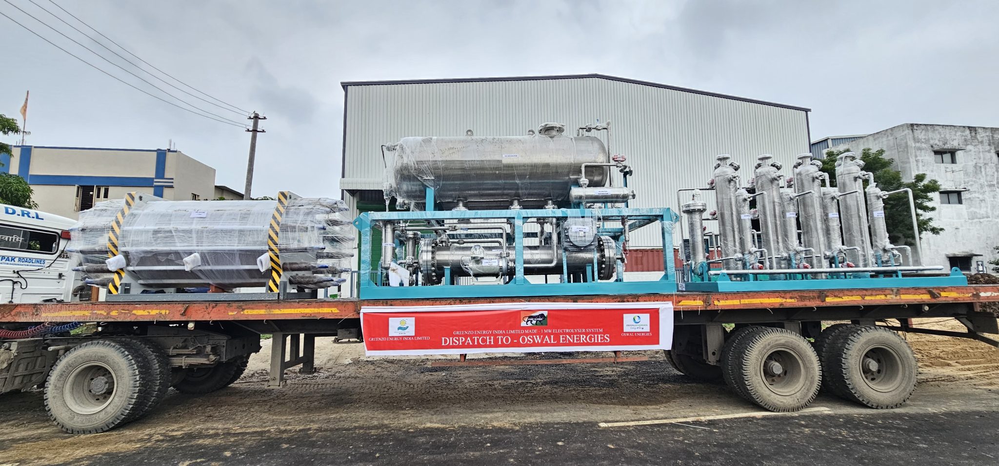 Rs 320 crore green hydrogen project: Oswal Energies receives first ...